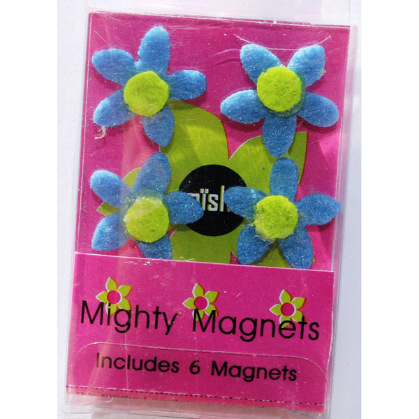 Blue Flower Extra Mighty Magnets - 6 Mighty Magnets per package – My ...